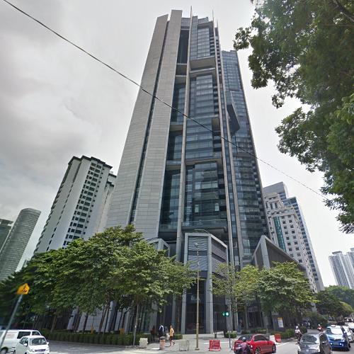 'The Troika' by Norman Foster in Kuala Lumpur, Malaysia (Google Maps)