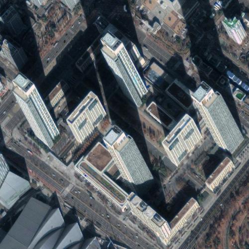 'The First World Towers' by KPF in Incheon, Republic of Korea (Google Maps)