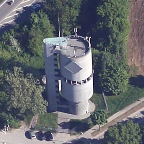 Backnanger water tower in Backnang, Germany (Google Maps)