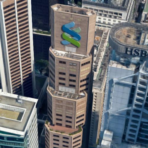 'Standard Chartered Bank Building' by P&T in Hong Kong, Hong Kong ...