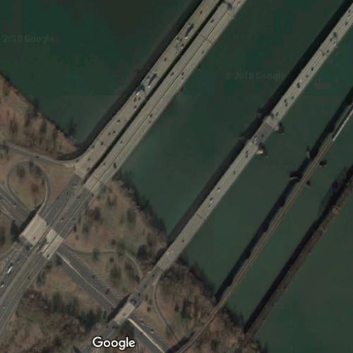 Site of Air Florida Flight 90 crash on January 13th, 1982 in Arlington ...