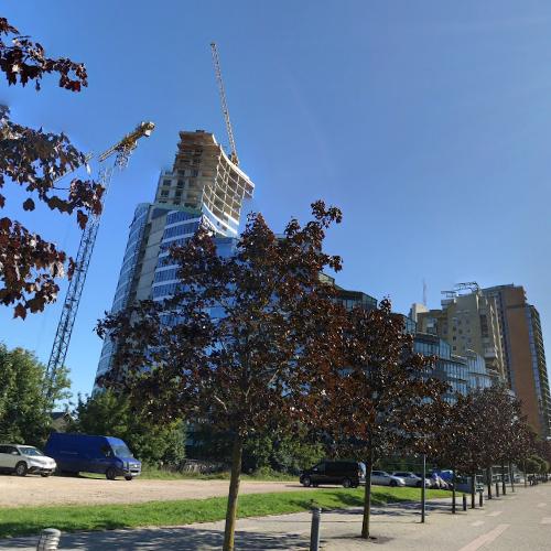 Arfa under construction in Vilnius, Lithuania (Google Maps)