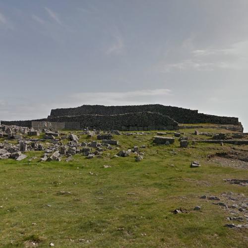 Dún Aonghasa in Kilronan, Ireland (Google Maps)