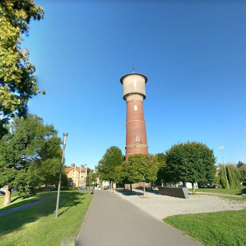 Ladenburg water tower in Ladenburg, Germany (Google Maps)