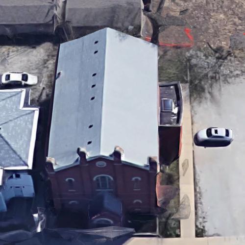Temple Israel (oldest synagogue in Indiana) in Lafayette, IN (Google Maps)