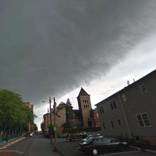 The Storm That Swallows the Sky in Scranton, PA (Google Maps)