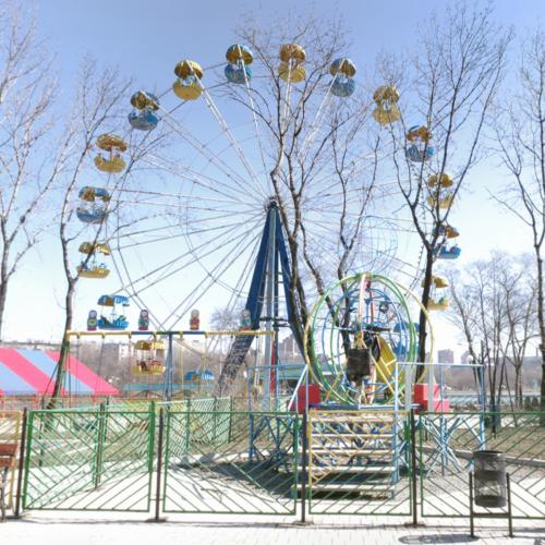 Shcherbakov Park Survey Wheel in Donetsk, Ukraine (Google Maps)