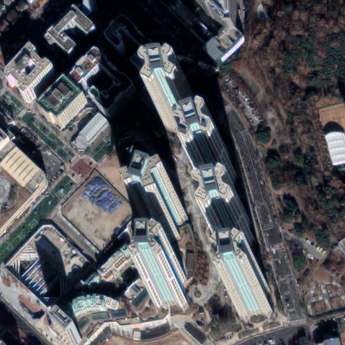 Ilsan Yojin Y-City Towers in Goyang, Republic of Korea (Google Maps)
