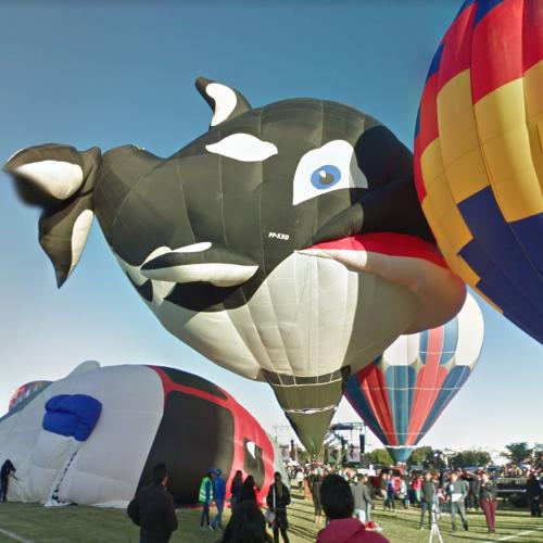 Happy Orca balloon [PP-XXO] in León, Mexico (Google Maps)