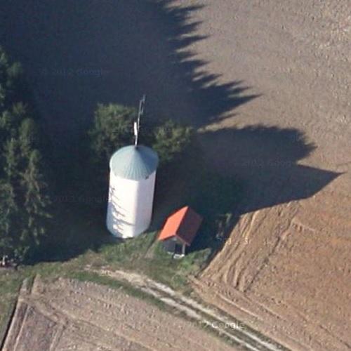 Aichach water tower in Edenried, Germany (Google Maps)