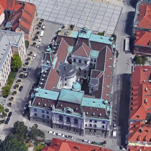 University of Ljubljana in Ljubljana, Slovenia (Google Maps)