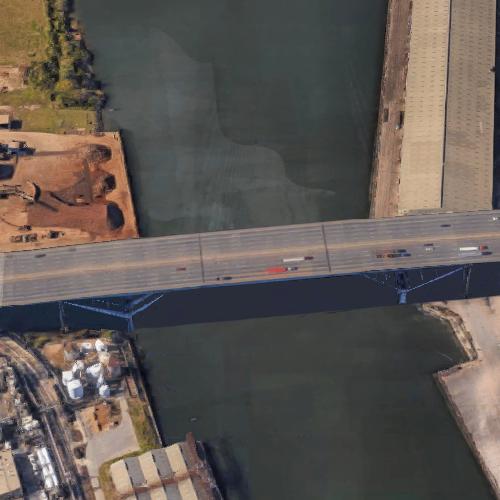 Sidney Sherman Bridge in Houston, TX (Google Maps)
