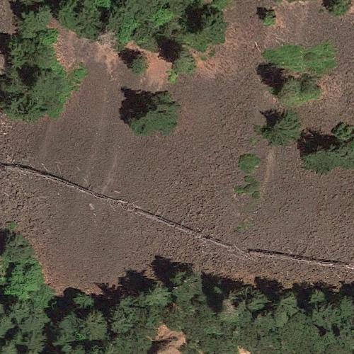 Broughton Flume (abandoned) in Hood River, OR (Google Maps)