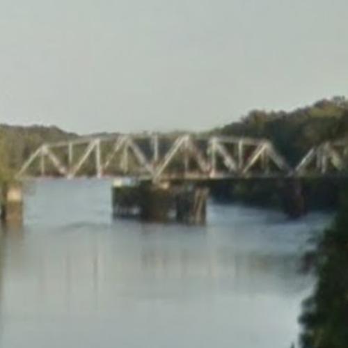 CSX - Savannah River Bridge in Clyo, GA (Google Maps)