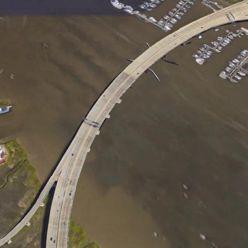 James Island Expressway Bridge in Charleston, SC - Virtual Globetrotting