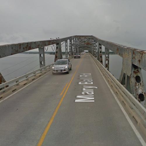 Robert O. Norris Bridge in Irvington, VA (Google Maps)
