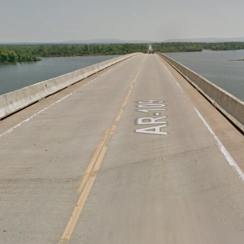 Morrison Bluff Bridge in Morrison Bluff, AR (Google Maps)