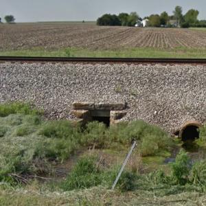 Wabash Railroad Bridge #161 (shortest bridge in America) in Springfield ...