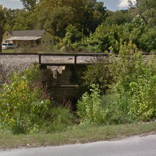 KCS - Clinton Spring Bridge in Louisiana, MO (Google Maps)