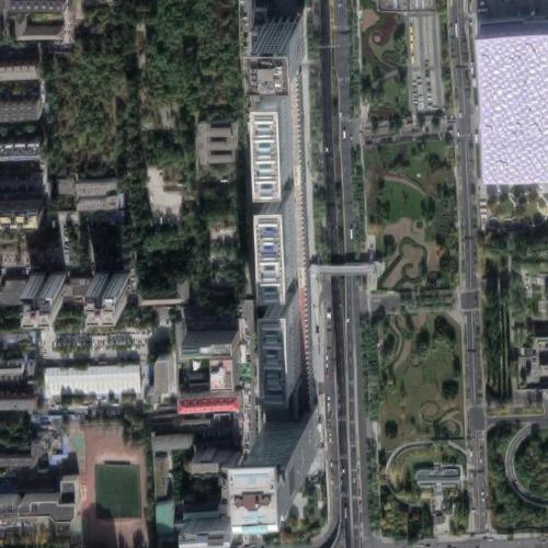 Pangu Plaza in Beijing, China (Google Maps)