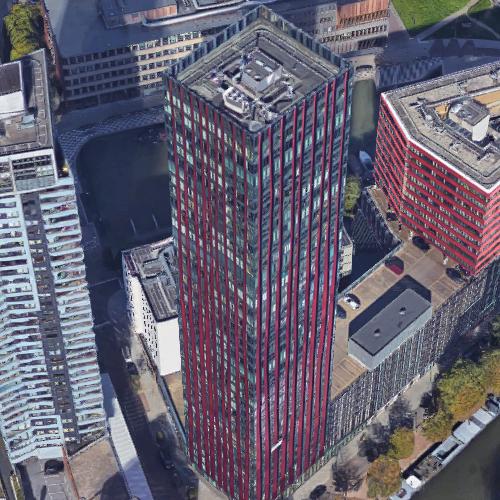 The Red Apple in Rotterdam, Netherlands (Google Maps)