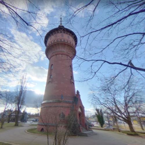 Forst Lausitz water tower in Forst, Germany (Google Maps)