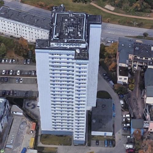 Wiro Hochhaus in Rostock, Germany (Google Maps)