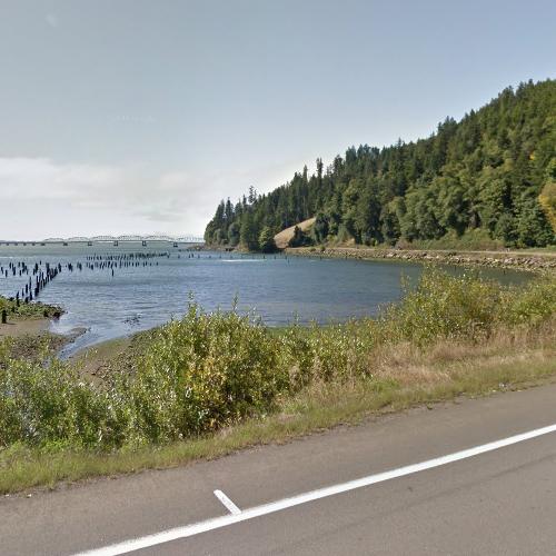 Dismal Nitch in Megler, WA (Google Maps)