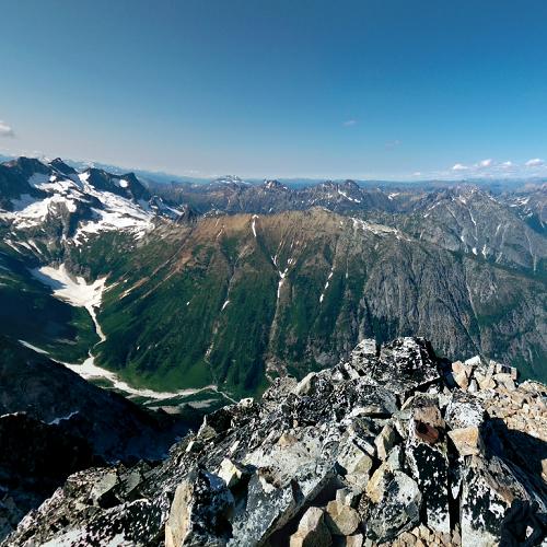 View from Goode Mountain in Diablo, WA - Virtual Globetrotting