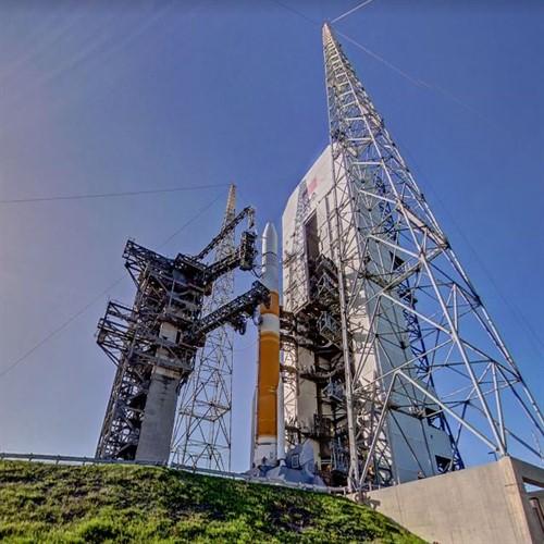 Delta IV Rocket on Launch Pad at NASA Launch Complex 37 in Cape ...