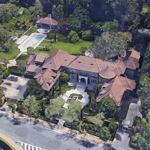 John F. Milligan's House in Hillsborough, CA (Google Maps)