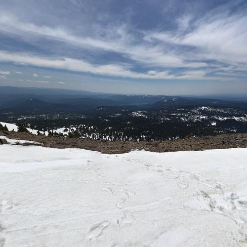 View from Mount Tehama in Shingletown, CA (Google Maps)