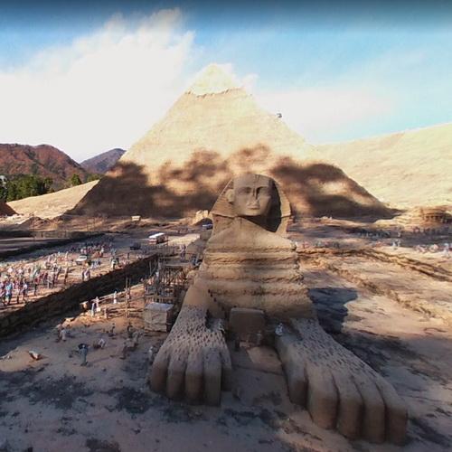 Replica Sphynx and Pyramids in Japan in Nikko, Japan - Virtual ...