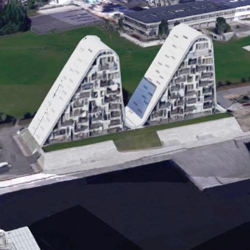 The Wave Apartment Complex in Vejle, Denmark (Google Maps)