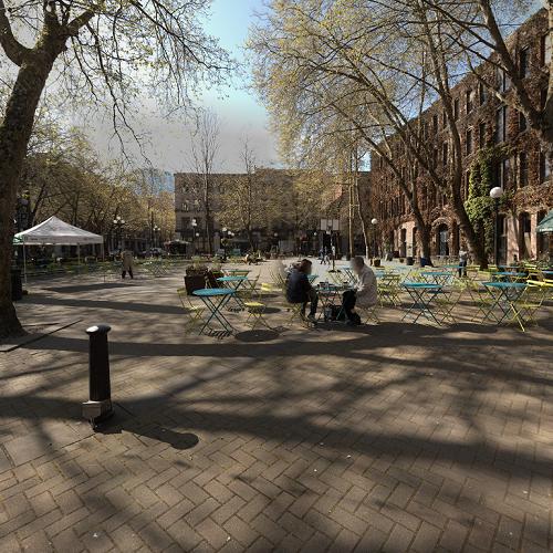 Occidental Square in Seattle, WA - Virtual Globetrotting