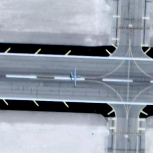 MQ-9 Reaper drone @ Creech AFB, NV in Indian Springs, NV (Google Maps)