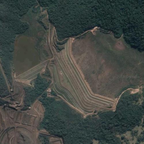 Brumadinho dam disaster in Brumadinho, Brazil (Google Maps)