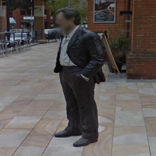 "Standing Man" by Sean Henry in Woking, United Kingdom (Google Maps) (#2)