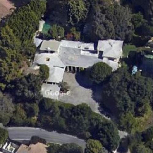 Terry Moore's House in Los Angeles, CA (Google Maps)