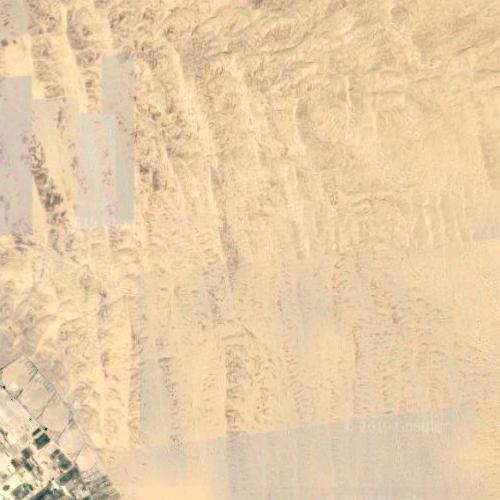 Libyan Arab Airlines Flight 114 crash site in Fayed, Egypt - Virtual ...