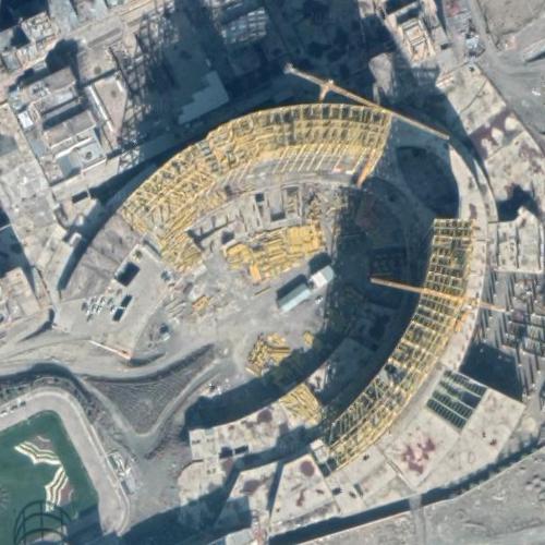 Padide Shandiz under construction in Mashhad, Islamic Republic of Iran ...