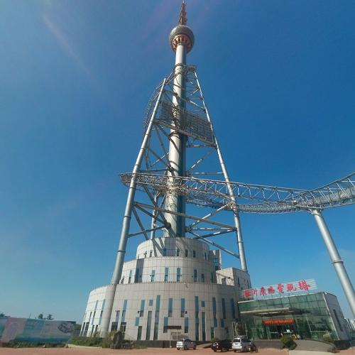 Linyi Radio & TV Tower in Linyi, China (Google Maps)