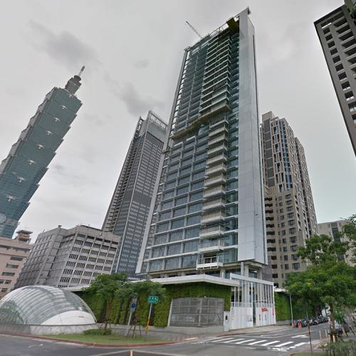 '55 Timeless' by Richard Meier in Taipei, Taiwan (Google Maps)