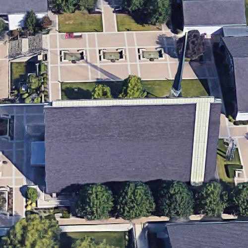 'Kramer Chapel' by Eero Saarinen in Fort Wayne, IN (Google Maps)