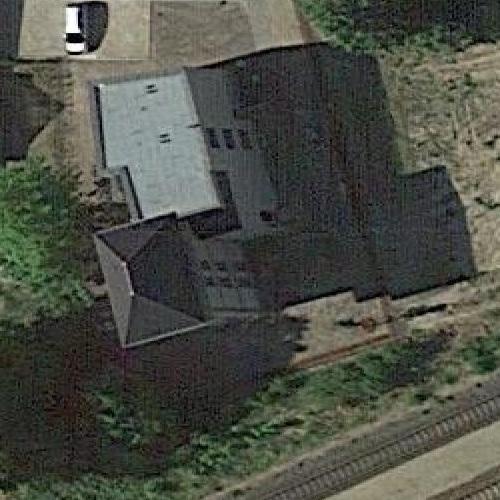 Teterow railway water tower in Teterow, Germany (Google Maps)