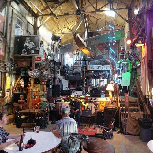 Shack Up Inn stage in Clarksdale, MS (Google Maps)