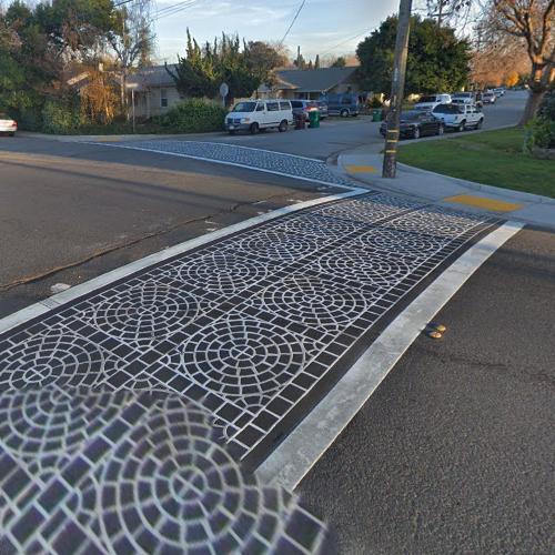 Decorative Crosswalk in San Lorenzo, CA - Virtual Globetrotting
