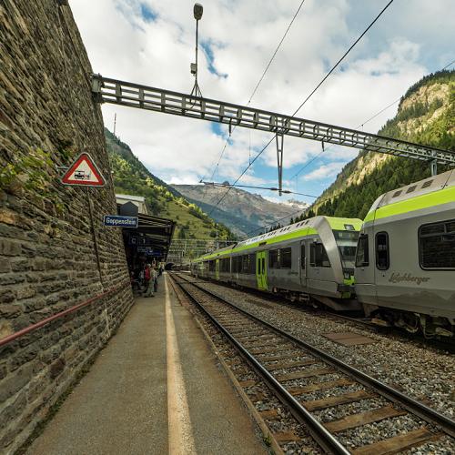 Goppenstein railway station in Goppenstein, Switzerland - Virtual ...