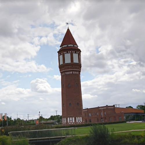 Lehrte water tower in Lehrte, Germany (Google Maps)
