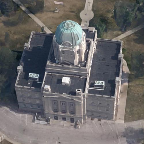 Kankakee County Courthouse in Kankakee, IL (Google Maps)
